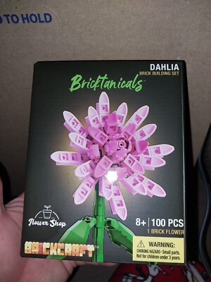 Bricktanicals Dahlia Brick Building Set Brickcraft Flower Shop 100 ...
