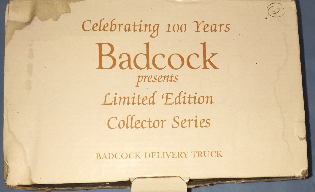 Vintage Badcock Delivery Truck Limited Edition Collector 100 Years 1904 ...