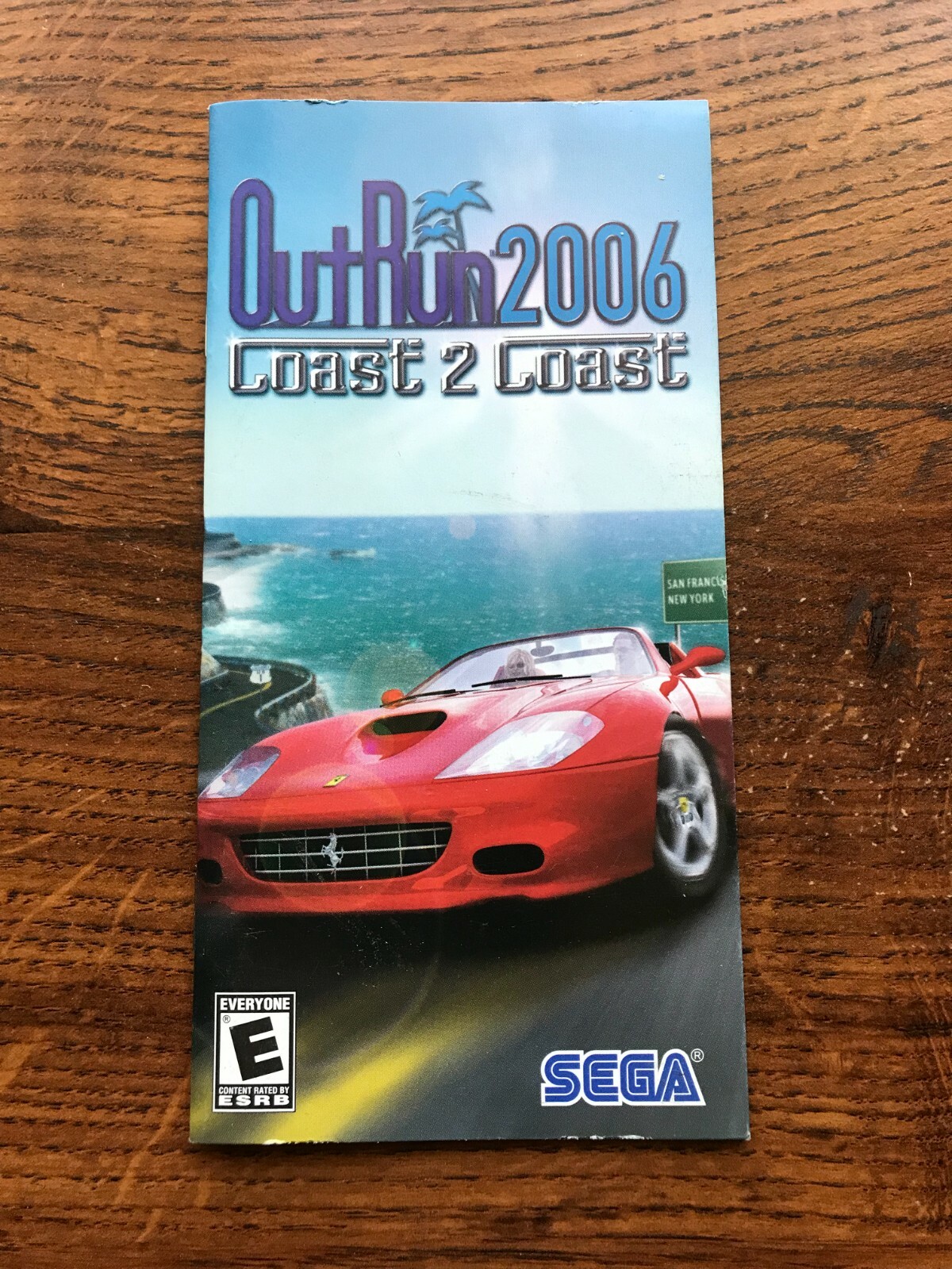 Out Run 2006 Coast 2 Coast Outrun Playstation Portable Sony PSP Manual ...