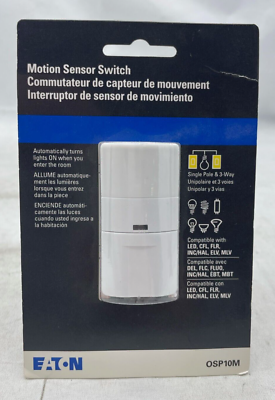 Cooper 3 Way Motion Switch OSW/VSW D 010 Dual Tech 0 10V Sensor