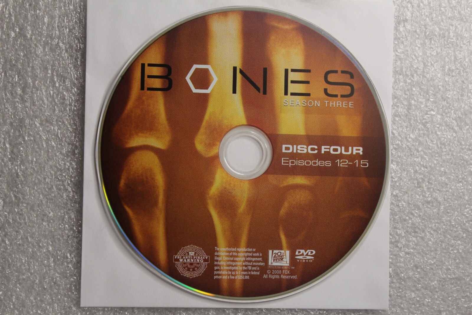 Bones: Season 3 Disc 4 DVD | eBay