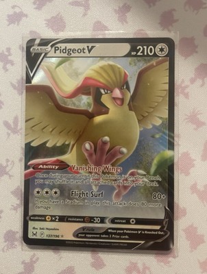 Pidgeot V - 137/196 Ultra Rare | Lost Origin | eBay