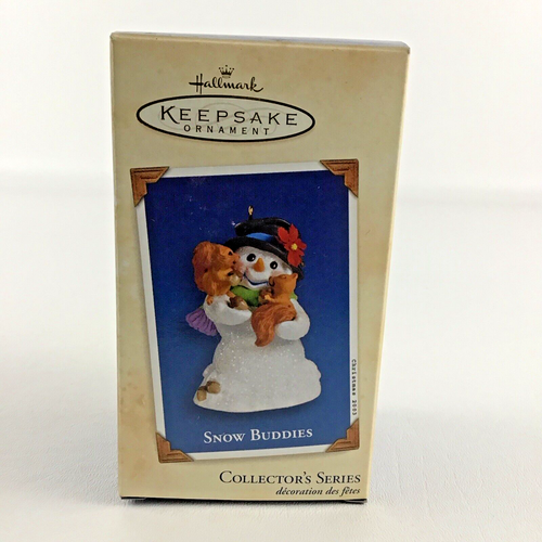 Hallmark Keepsake Christmas Ornament #16 Snow Buddies Snowman New ...