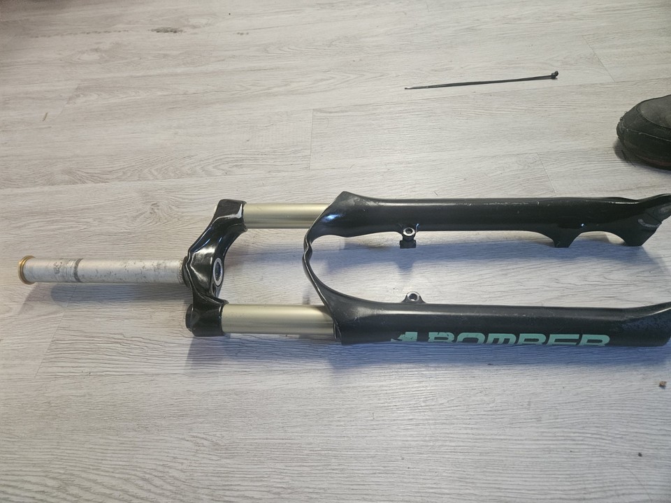 Marzocchi Bomber 26" Retro Black Forks 100mm Travel | eBay UK