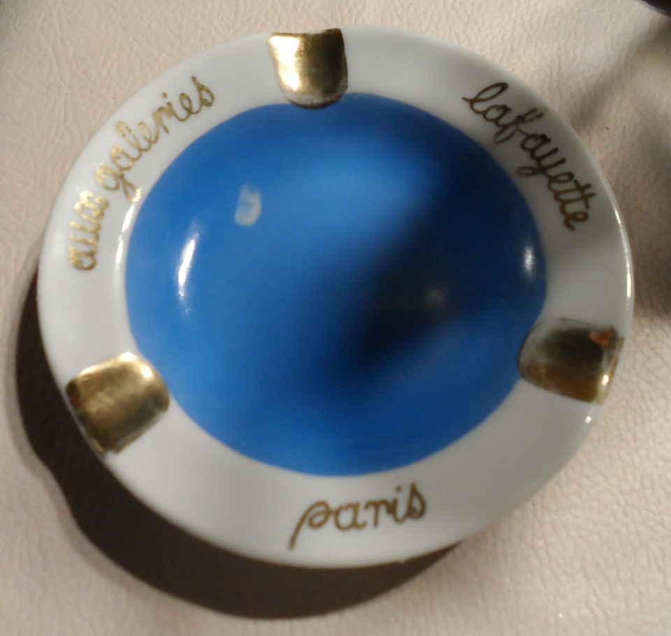 Vintage Galeries Lafayette Paris Limoges Porcelain Ashtray | eBay