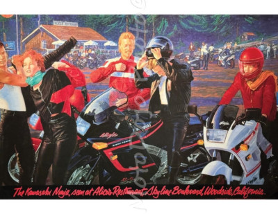 Kawasaki Ninja Alice's Restaurant Triumph BSA Norton BMW Motorcycle ...