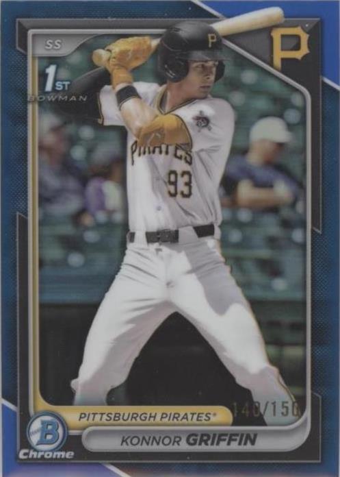 2024 Bowman Draft - Chrome Konnor Griffin #BDC-22 Blue Refractor /150 ...