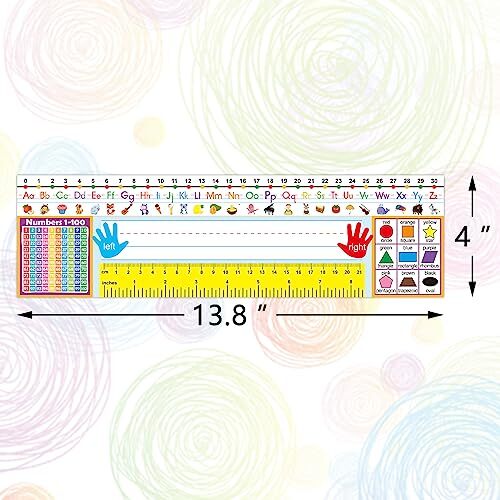 40 Adhesive PVC Name Plates for Classroom Desks Student Labels with ...