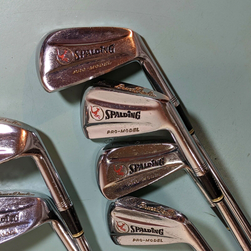 Spalding Bruce Devlin Pro-Model Iron set, 8 Golf Clubs, All Original ...