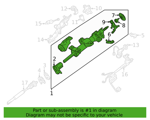 Genuine GM Steering Column 84511956 OEM | eBay