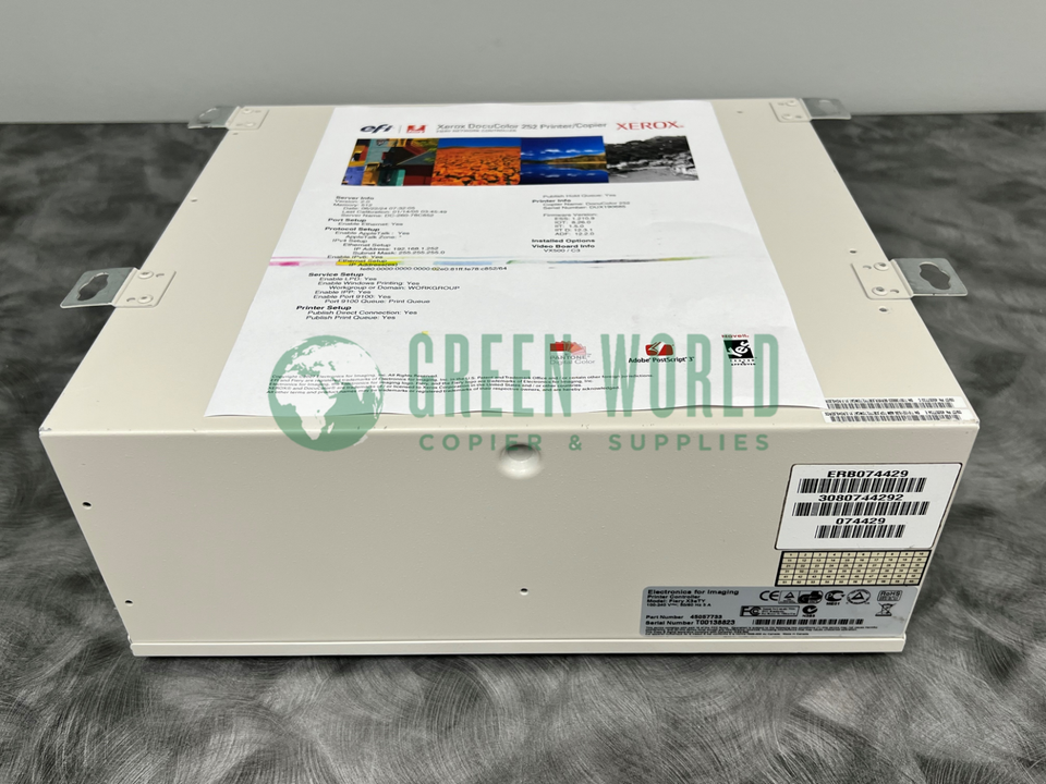Xerox DocuColor 242/252 Printer/Copier Fiery Network Bustled Controller ...