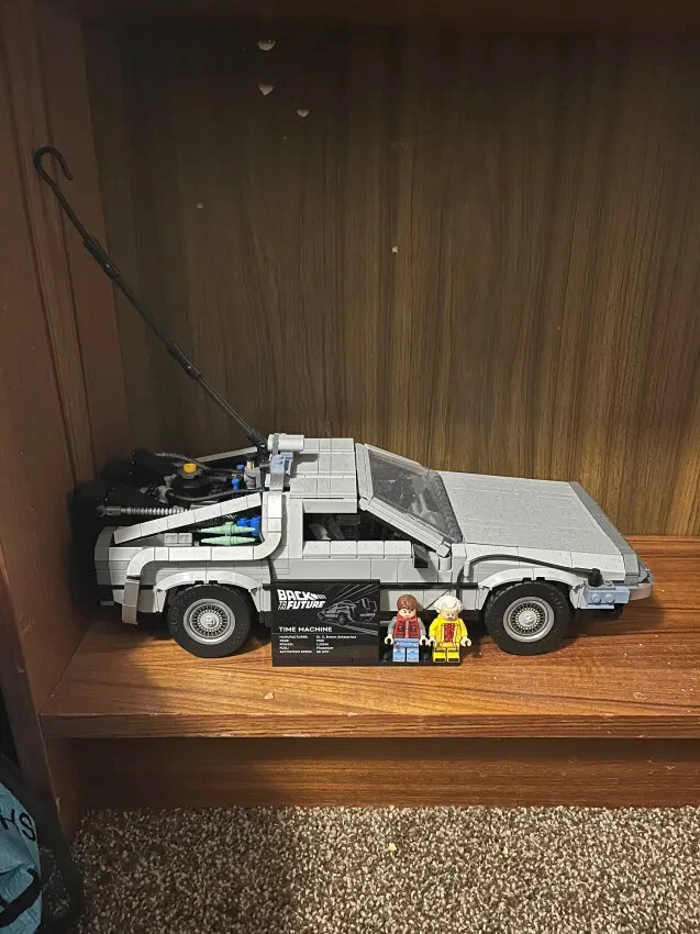 LEGO Icons: Back to the Future Time Machine (10300) Box + Instructions ...