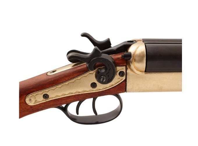 Denix 1881 Howitzer Non-Firing Replica Sawed Off Shotgun Prop in Brass ...