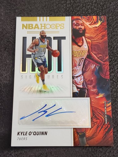 2019-20 Panini NBA Hoops Hot Signatures Kyle O'Quinn #HS-KOQ Auto 76ers ...