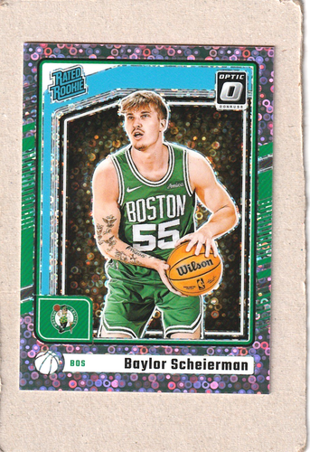 2024-25 Donruss Optic FB Baylor Scheierman Pink Disco 22/25 Rated ...