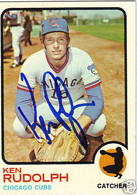 1973 Topps #414 KEN RUDOLPH autographed card | eBay
