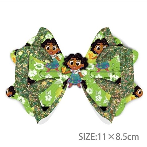 Pre-cut faux leather hair bow kits, 4 inch , PREMIUM DIY KIT Encanto ...