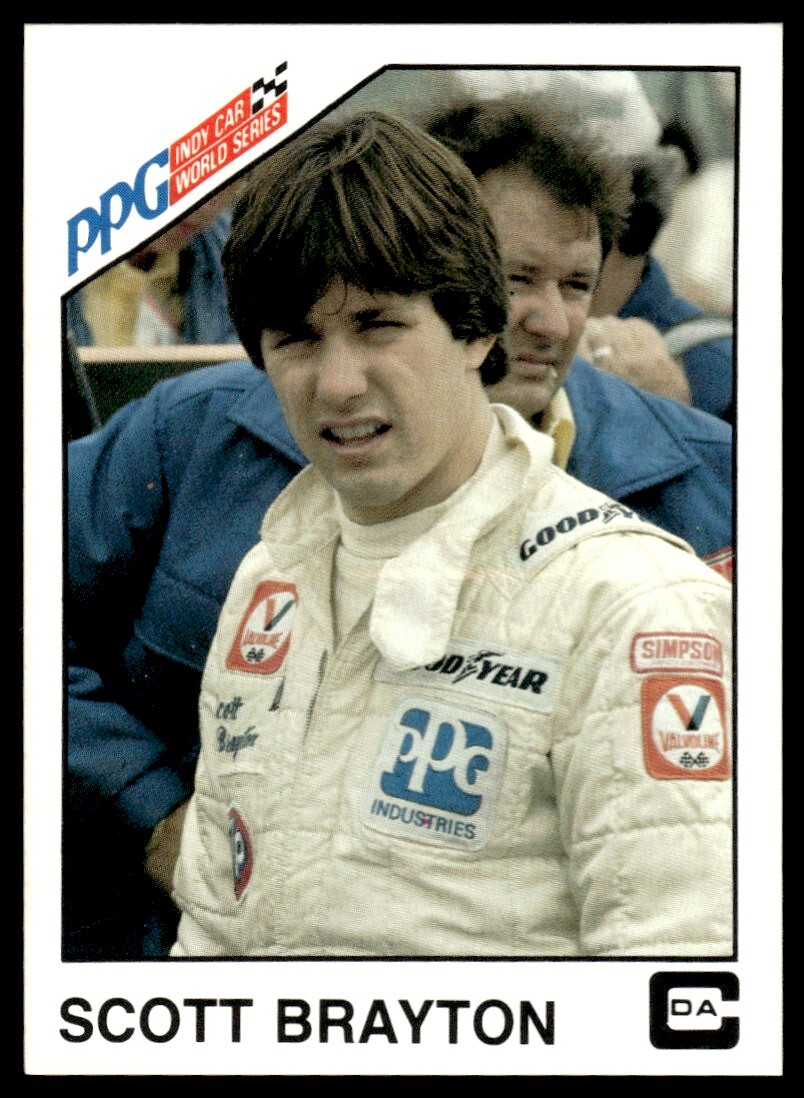 1983-84 CDA PPG Indy Car World Series Scott Brayton #31 | eBay