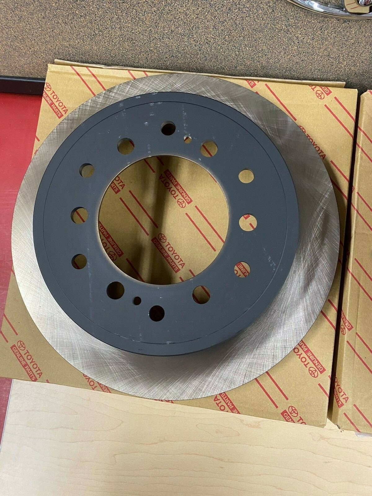 2010-2023 TOYOTA 4RUNNER NEW REAR DISC BRAKE ROTORS qty2 4243160311 ...