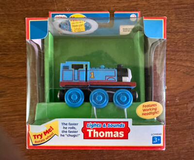 Learning Curve Wooden Thomas Train Lights & Sounds Thomas! New! | eBay
