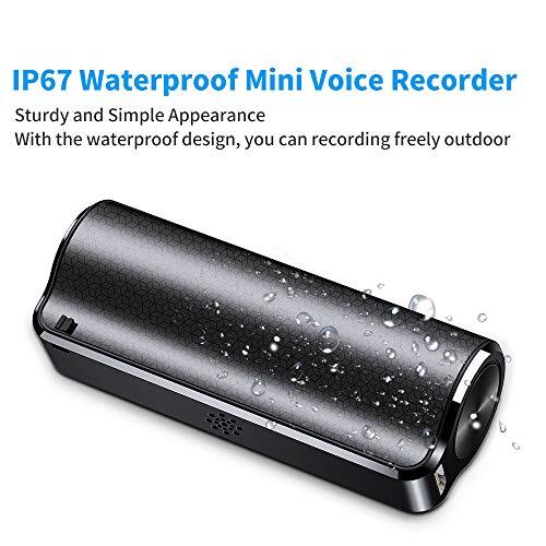 32GB Digital Voice Recorder, Magnetic Mini Voice Activated Recorder ...