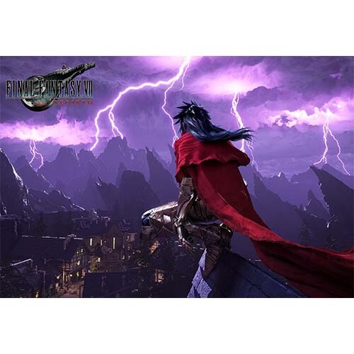 Final Fantasy VII Rebirth Cloud Tifa Aerith Poster Art High Quality ...