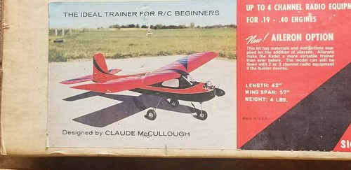 Sig Kadet R/C Airplane Model Kit RC-31 Classic Trainer Vintage 42" Long ...