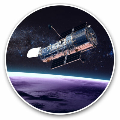 2 x Vinyl Stickers 20cm - Hubble Space Telescope Galaxy Cool Gift ...