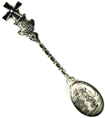 Vintage Souvenir Solvang California Collector Spoon, Alpacca Nickel ...