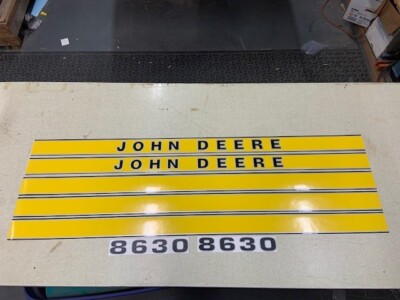 Aftermarket John Deere 8630 Hood Decals | eBay