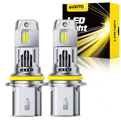 AUXITO 9007 HB5 LED Headlight Kit Bulb High/Low Beam White 80000LM ...