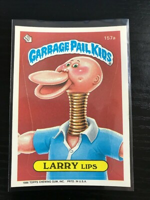 1986 Topps Garbage Pail Kids Series 4 Larry Lips 157a | eBay