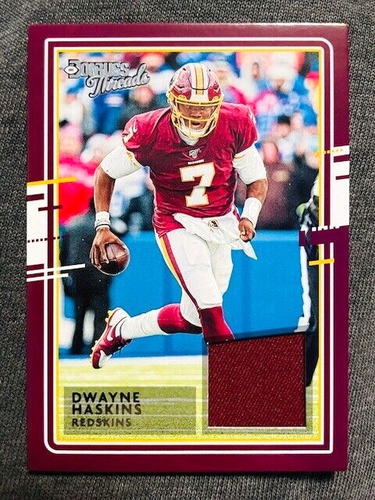 2020 Panini Donruss Dwayne Haskins Threads Jersey Relic Card | eBay