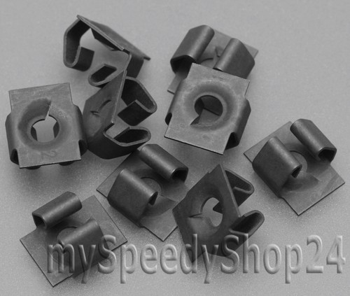 10x Klemmmutter Unterfahrschutz Unterboden Clips für VW Audi Seat | eBay.de