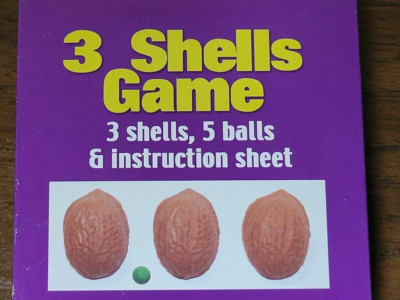 3 Shells Game 5 Balls & Instruction Sheet Easy to Learn Magic Trick for ...