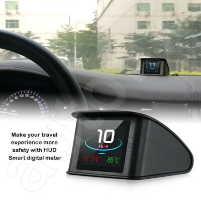 CAR DIGITAL GPS SATELITE UNIVERSAL SPEEDO SPEED MPH KMH HUD HEAD UP ...