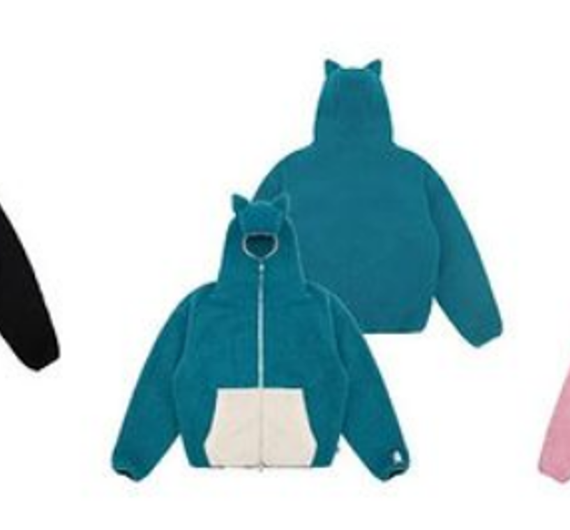 Pokemon x Vandythepink SNORLAX MACHOP FLEECE JACKET COMPLEXCON 2024 PRE ...