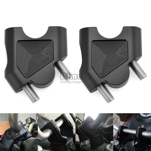 CNC Handlebar Riser Mount Clamp Height Up For Suzuki DL250 GW250F/S ...