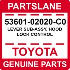 Toyota Camry Lexus RX350 OEM Genuine Hood Lock Control Lever 53601 ...