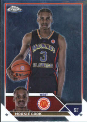 2023 Topps Chrome McDonald's All-American #63 Mookie Cook WEST | eBay