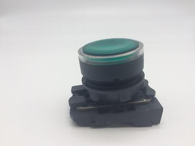 NEW TELEMECANIQUE ZB5-AA3 NEW GREEN ILLUMINATED PUSH BUTTON ZB5-AA3 W ...