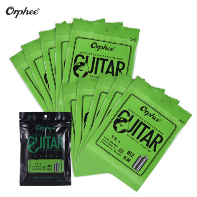 Orphee Single String for Acoustic Folk Guitar 1st E-String (.012) 10 ...