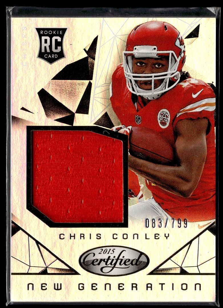 2015 CERTIFIED NEW GENERATION /799 JERSEY RELIC CHRIS CONLEY CHIEFS | eBay