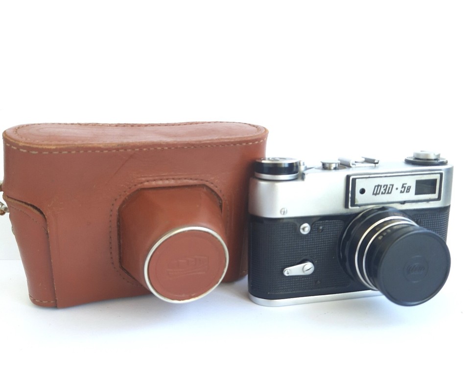 camera FED-5B USSR Russian Vintage RF 35mm Lens Industar-61 L/D f2,8 | eBay