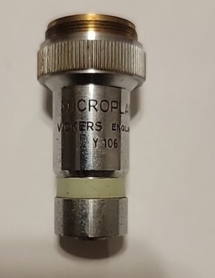 VICKERS ENGLAND 10X OBJECTIVE LENS OPTICS MICROSCOPE | eBay