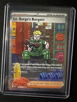 Lt. Surge's Bargain 185/132 Me01: Mega Evolution Holo | eBay