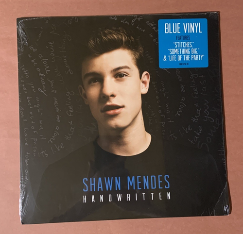 Shawn Mendes Handwritten US 12" Vinyl Album Special Edition Blue ...