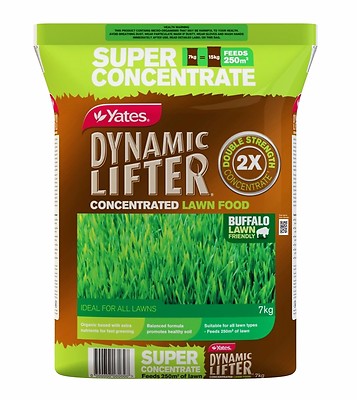 Yates DYNAMIC LIFTER Concentrated Lawn Garden Fertiliser 250m2, 7kg ...