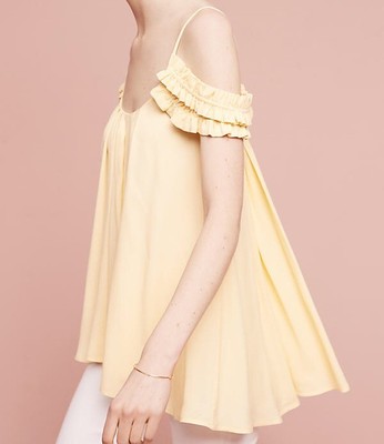 Anthropologie (Maeve) Roe Open-Shoulder Top (M) NWT - $98.00 | eBay