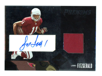 2004 Leaf Limited Larry Fitzgerald Auto RC Patch /150 Rookie Autograph ...